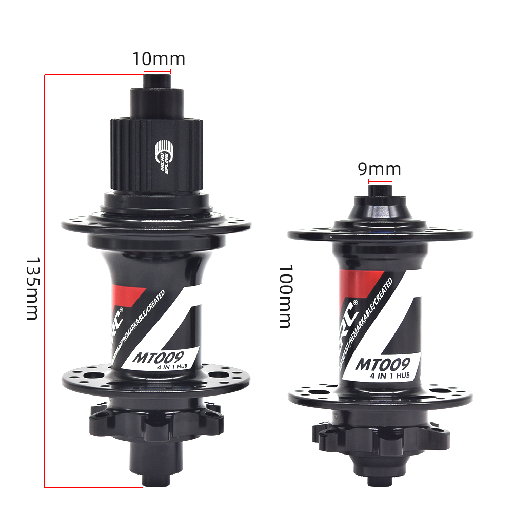 ARC MT009 4 IN 1 Hub 6 Pawls 32Holes MTB Hubs 8-12 Speed Front and Rear ...