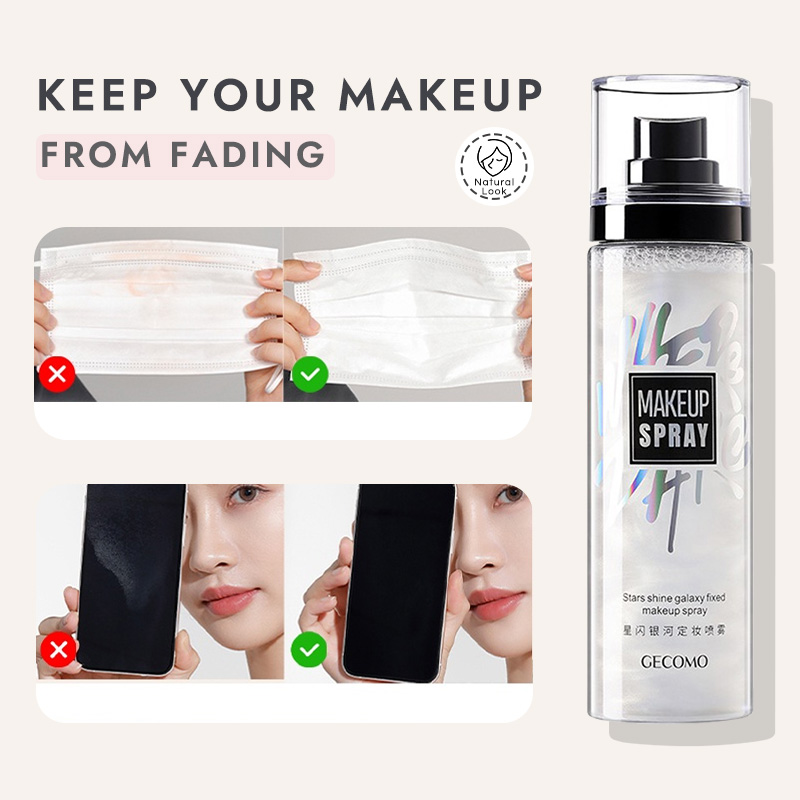 GECOMO Makeup Setting Spray, Oil Control Foundation Long-lasting Mist ...