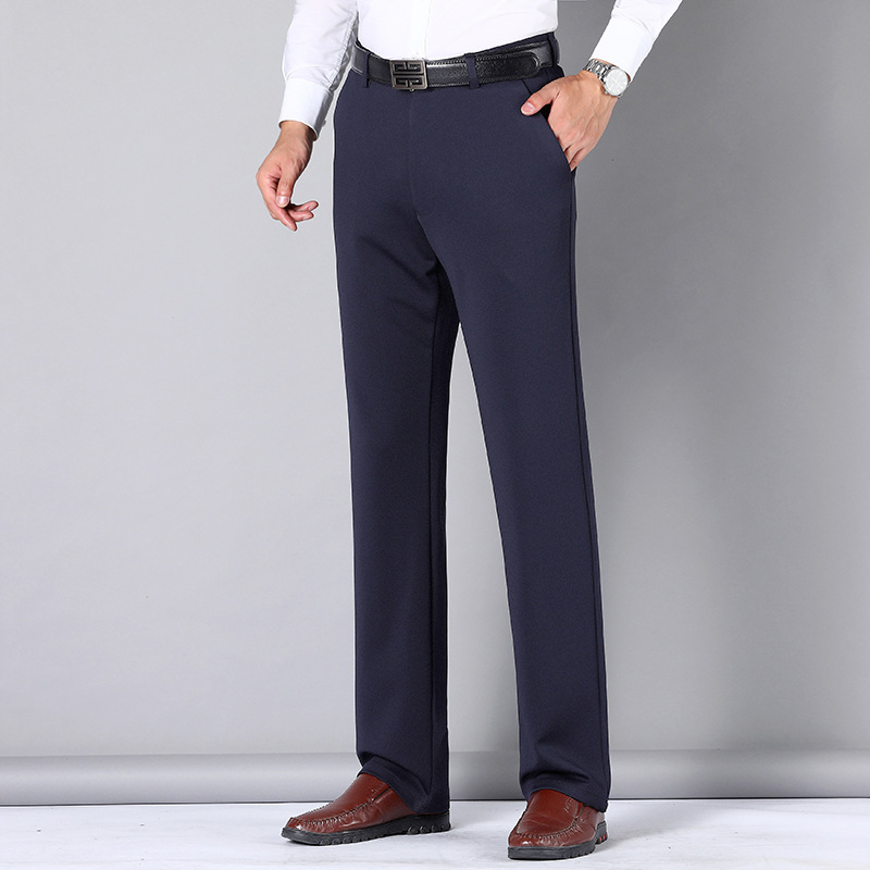 【Local Delivery】Men's CEO Formal Business Pants Straight Cut Plus Size ...