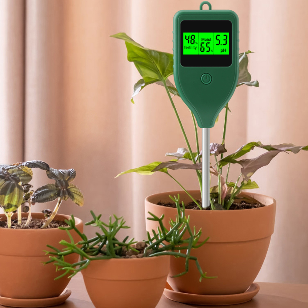 YAGO High Precision Soil Meter pH Detector Digital Display Fertility ...
