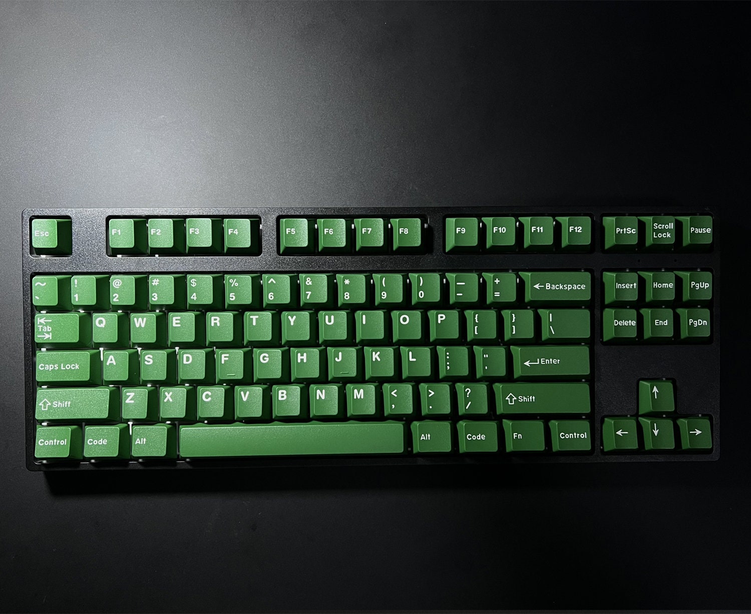 YONGQIU GMK Nuke Data Green Keycaps 160key ABS Doubleshot Cherry ...