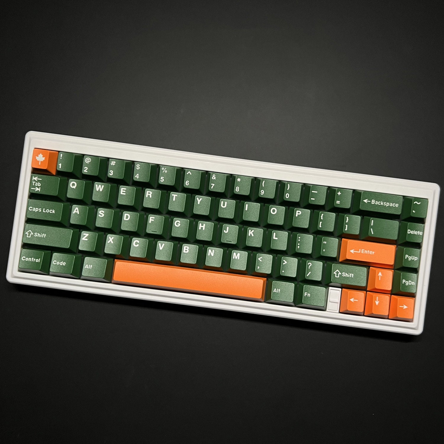 YONGQIU GMK Nuke Data Green Keycaps 160key ABS Doubleshot Cherry ...