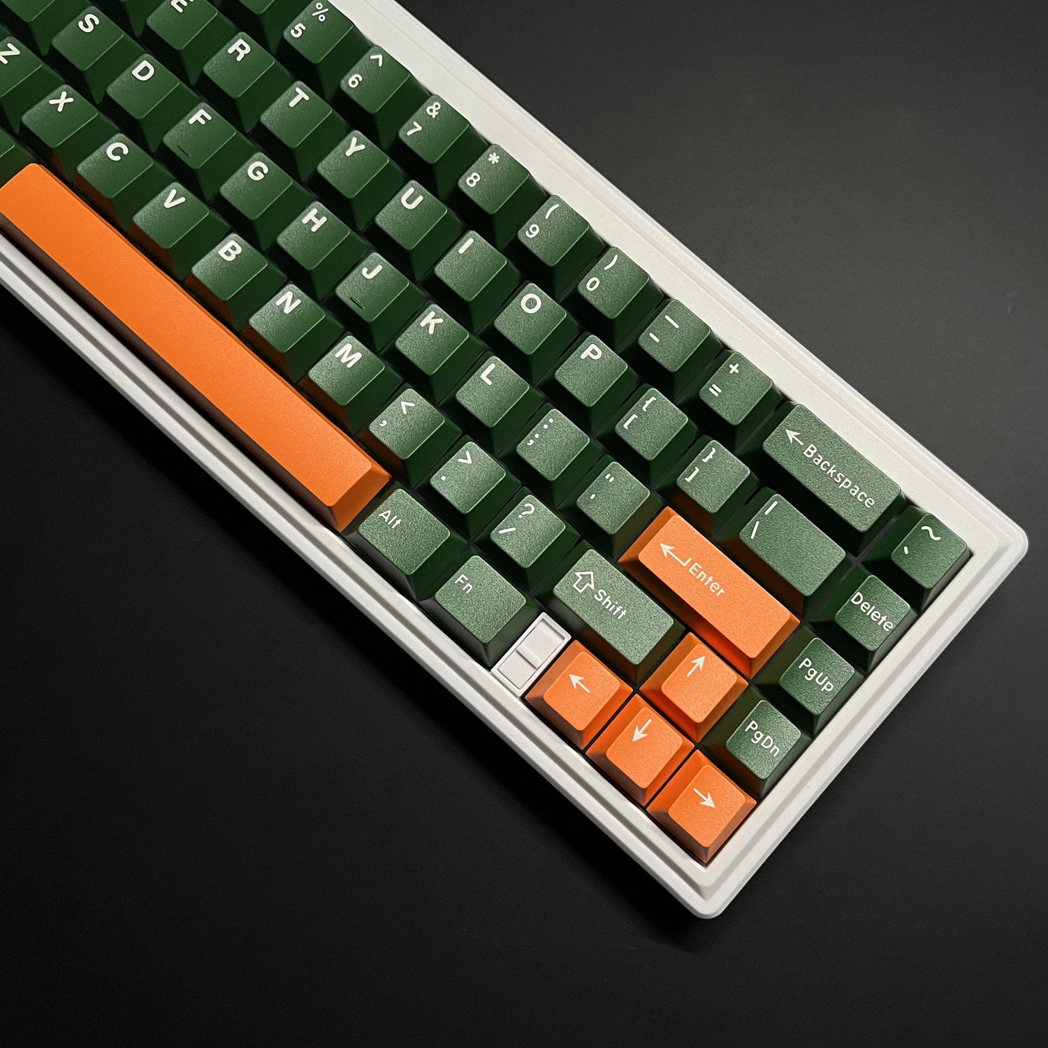 YONGQIU GMK Nuke Data Green Keycaps 160key ABS Doubleshot Cherry ...