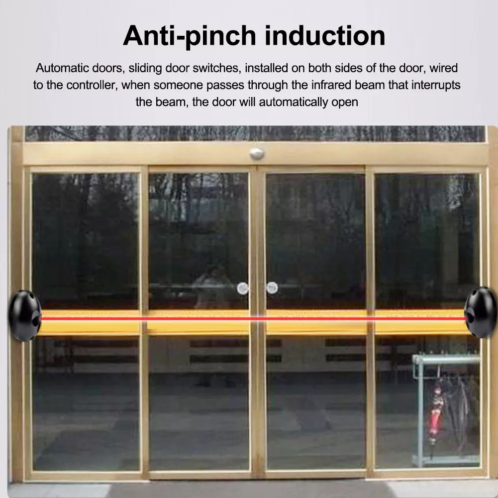 DC12V Infrared Photocell Beam Sensor Automatic Gate Door Garage Shutter ...