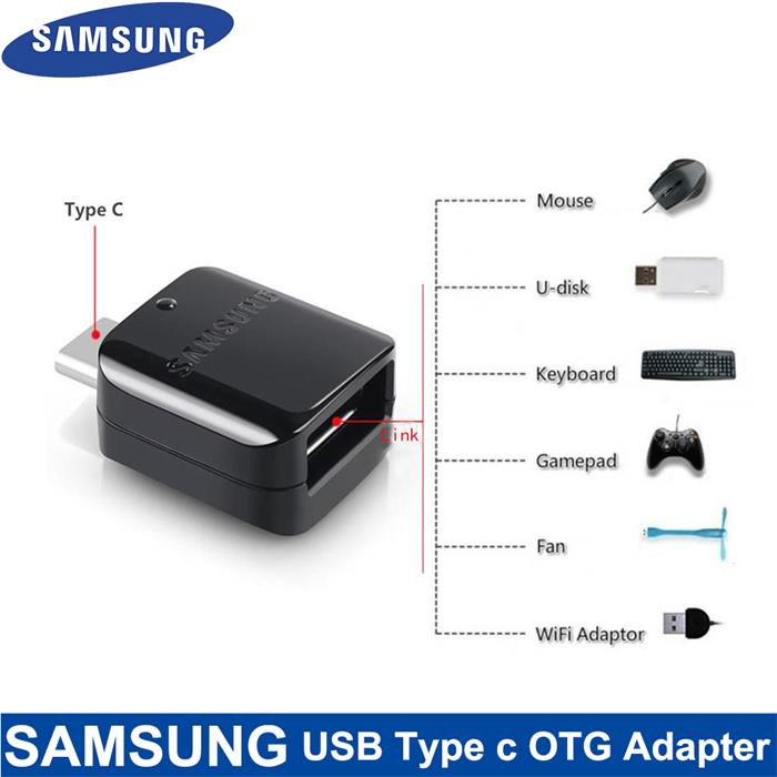 USB To Type-C OTG Adapter USB-C Male To Connector Female Cable Type C ...