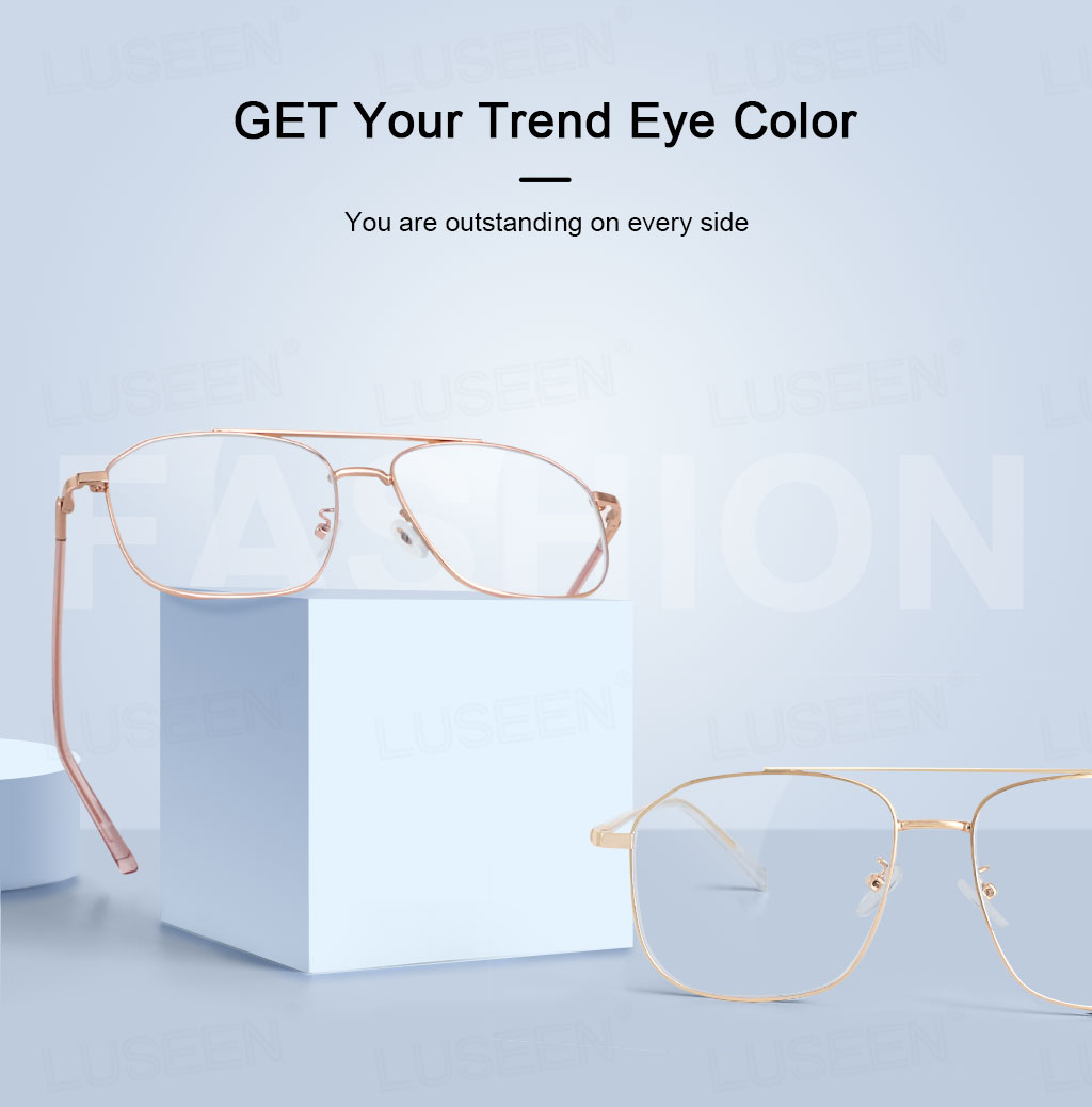 LUSEEN Eyewear Anti Radiation Eyeglass For Women Men Photochromic ...