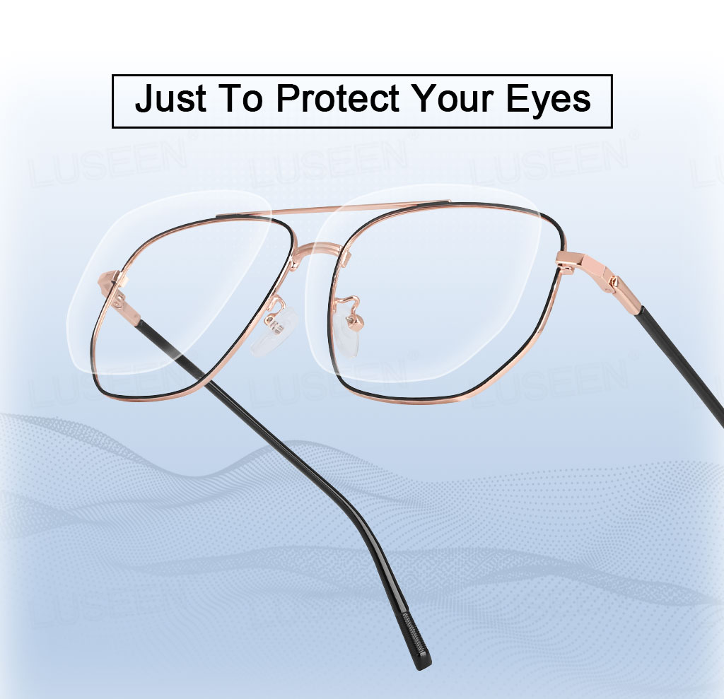 LUSEEN Anti Rad Photochromic Eyeglass Anti Blue Light Eyewear Ati ...