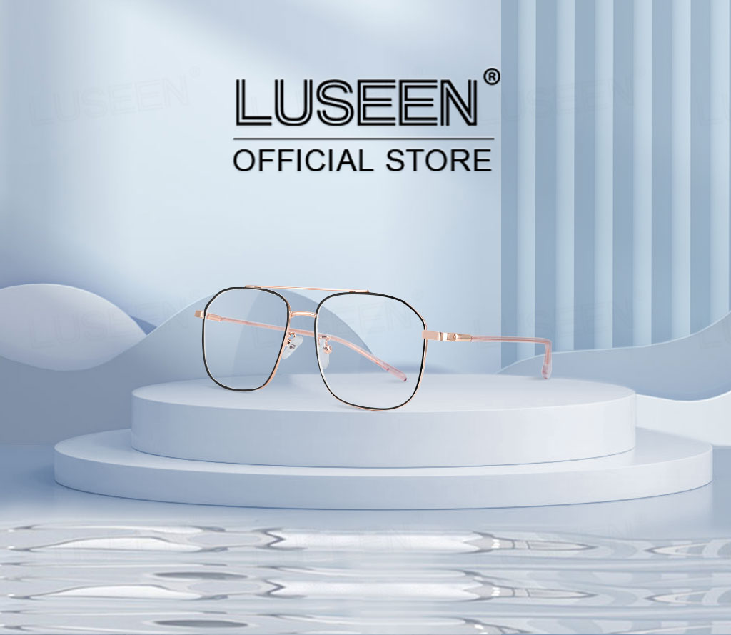 LUSEEN Eyewear Anti Radiation Eyeglass For Women Men Photochromic ...