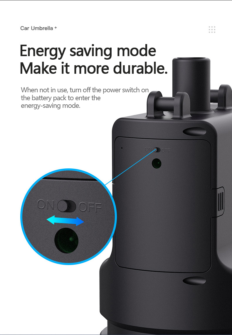 Car Sunshield Umbrella Car Cover Outdoor Protection Remote Control ...