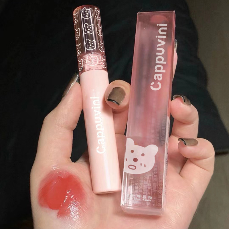Cappuvini Bubble Glass Lipstick - Water Glossy, Long-Lasting, Hydrating ...