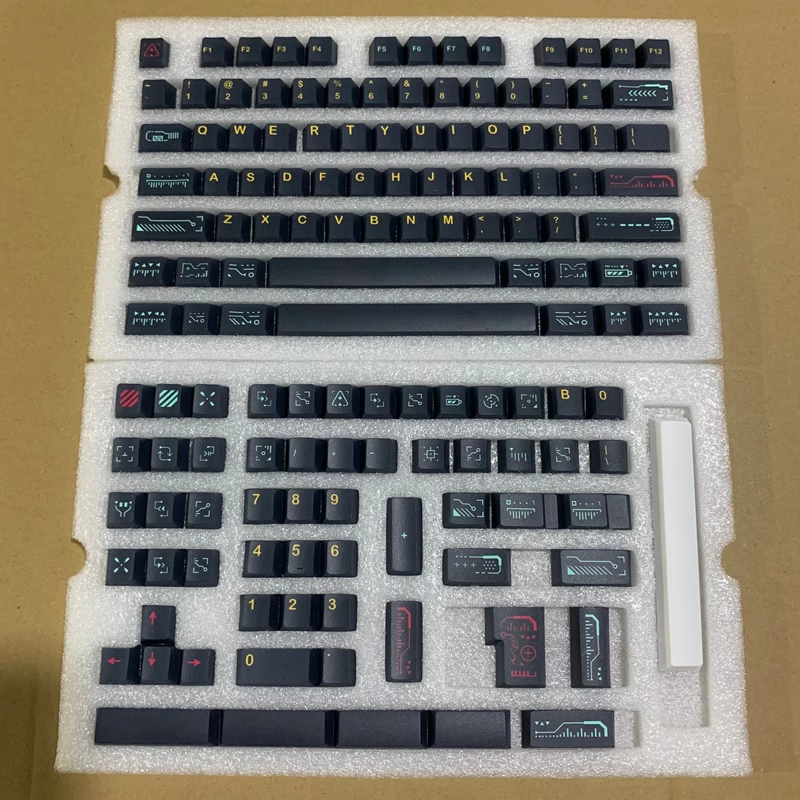 GMK Awaken Keycaps, 140 Keys PBT Keycaps Cherry Profile DYE-SUB ...