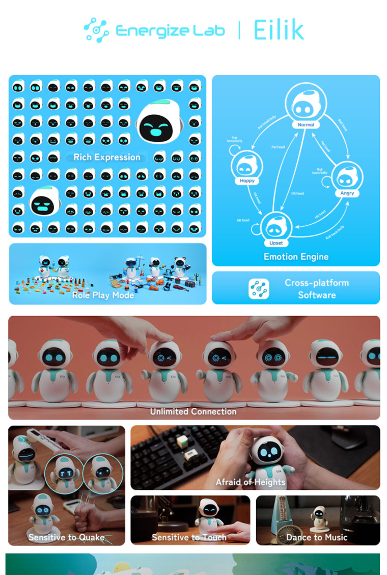 Eilik Robot Intelligent Emotional Voice Interactive Interaction ...