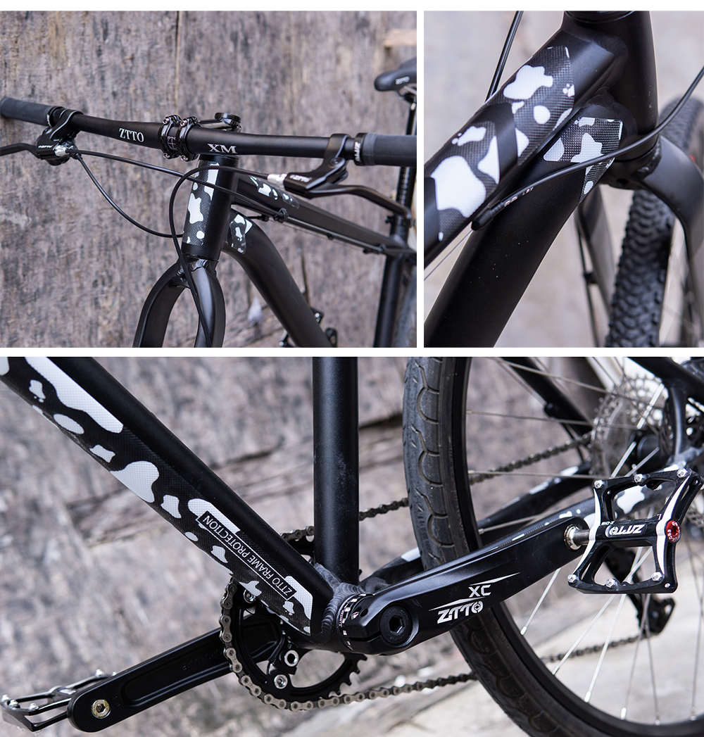 ZTTO 3D Bicycle Frame Protector Stickers Scratch-Resistant Sticker Best ...