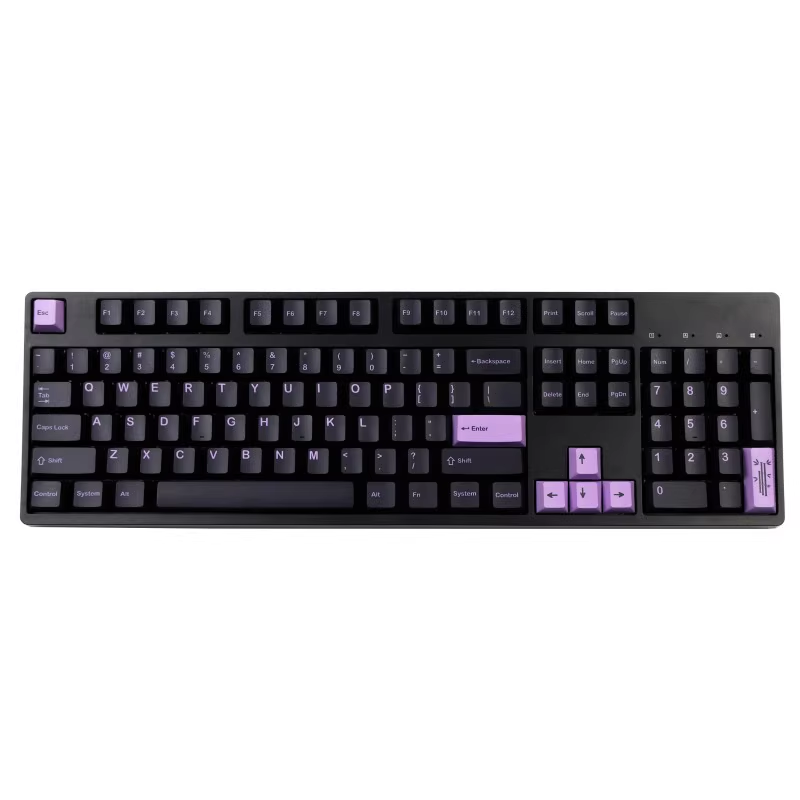 GMK Lilacon Keycaps, 140 Keys PBT Keycaps Cherry Profile DYE-SUB ...