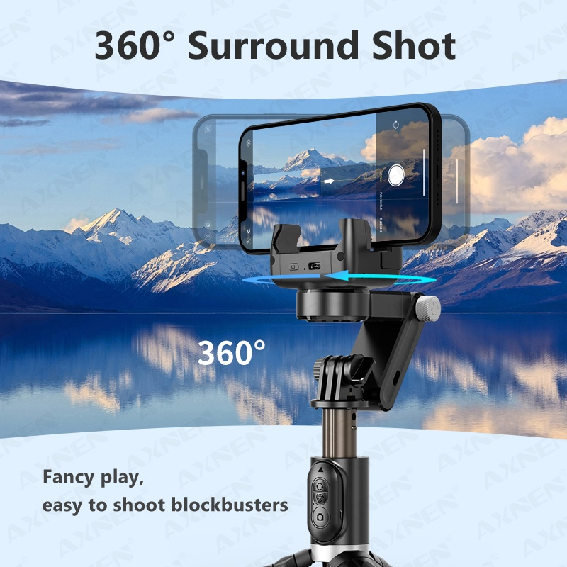Q18 4in1 Gimbal Stabilizer For Phone Desktop Following the shooting ...