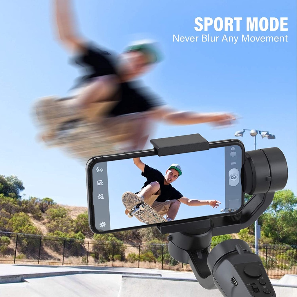 Handheld 3-Axis Gimbal Smartphone Video Record Vlog Stabilizer for ...