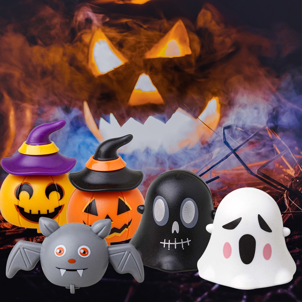 6pcs Halloween Pull Back Car Small Bat Pumpkin Ghost Doll Cute Kid Toy ...