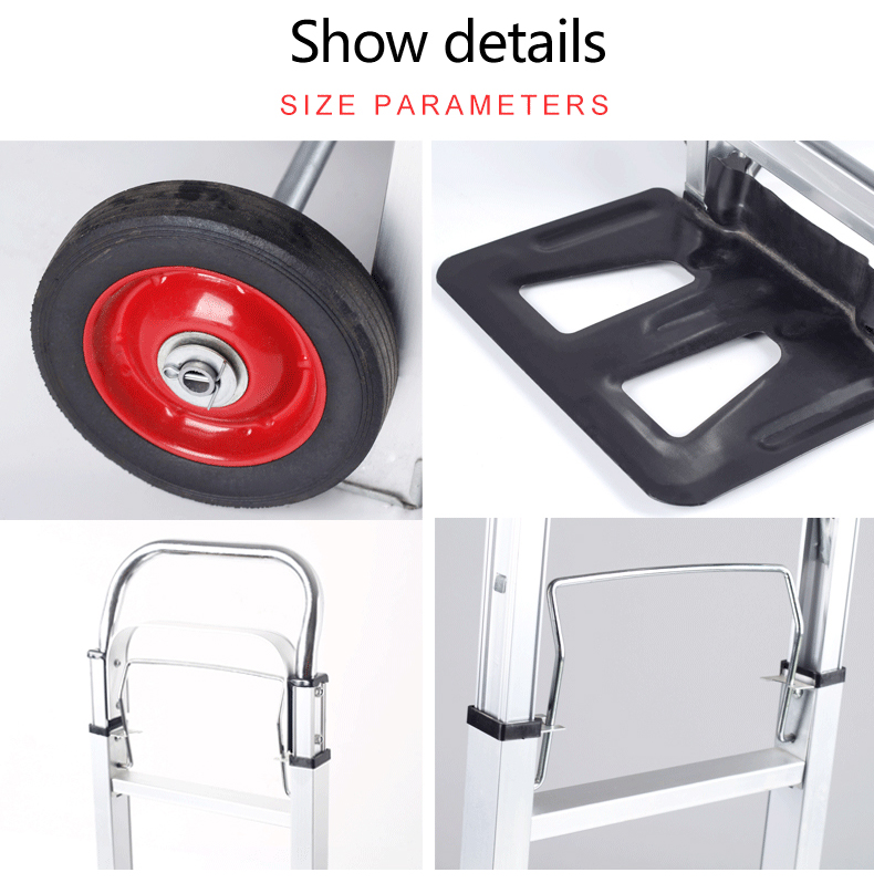 Foldable Trolley Multifunctional Portable Hand Trolley Multifunctional ...