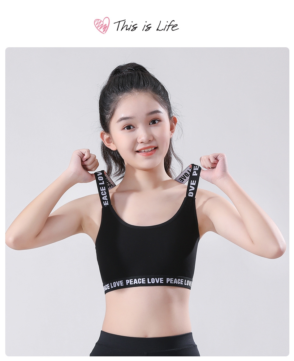 MOMO 9-18yrs Kids Bra Baby Training Bra Girls Underwear Non-slip ...