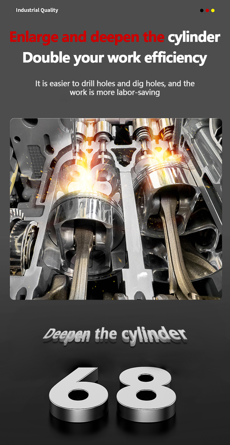 JAPAN PH-EAM-68C PHI Earth Ground Auger Machine 2/4-Stroke 68cc Engine ...