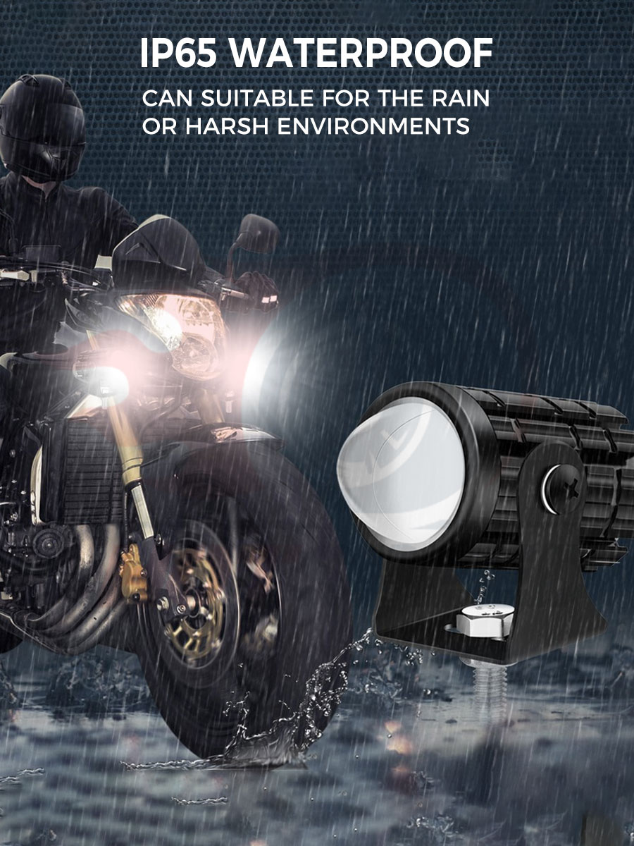 Hotspeed Mini Driving Light 4 Modes Led Headlight For Motorcycle 60w