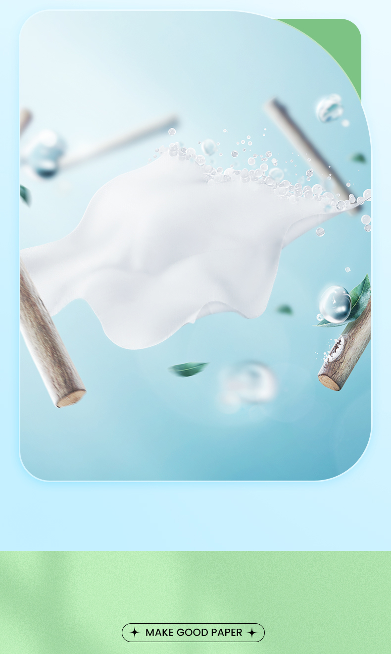 Native wood pulp tissue Inter-Folded Facial Tissue cleaning tissue ...