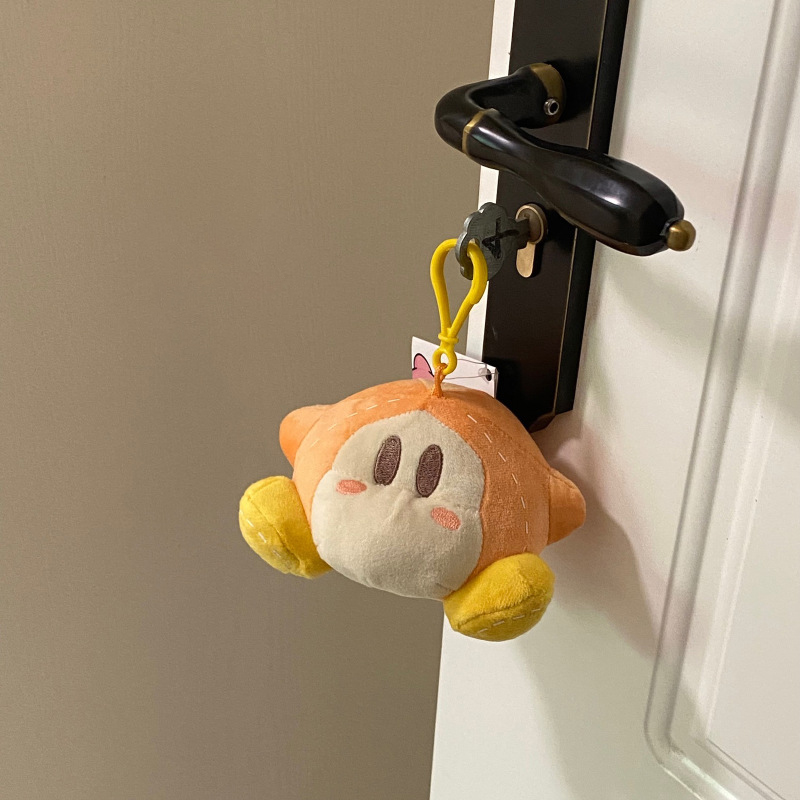 10cm Nintendo Kawaii Kirby Plush Toys Cartoon School Bag Pendants Key ...