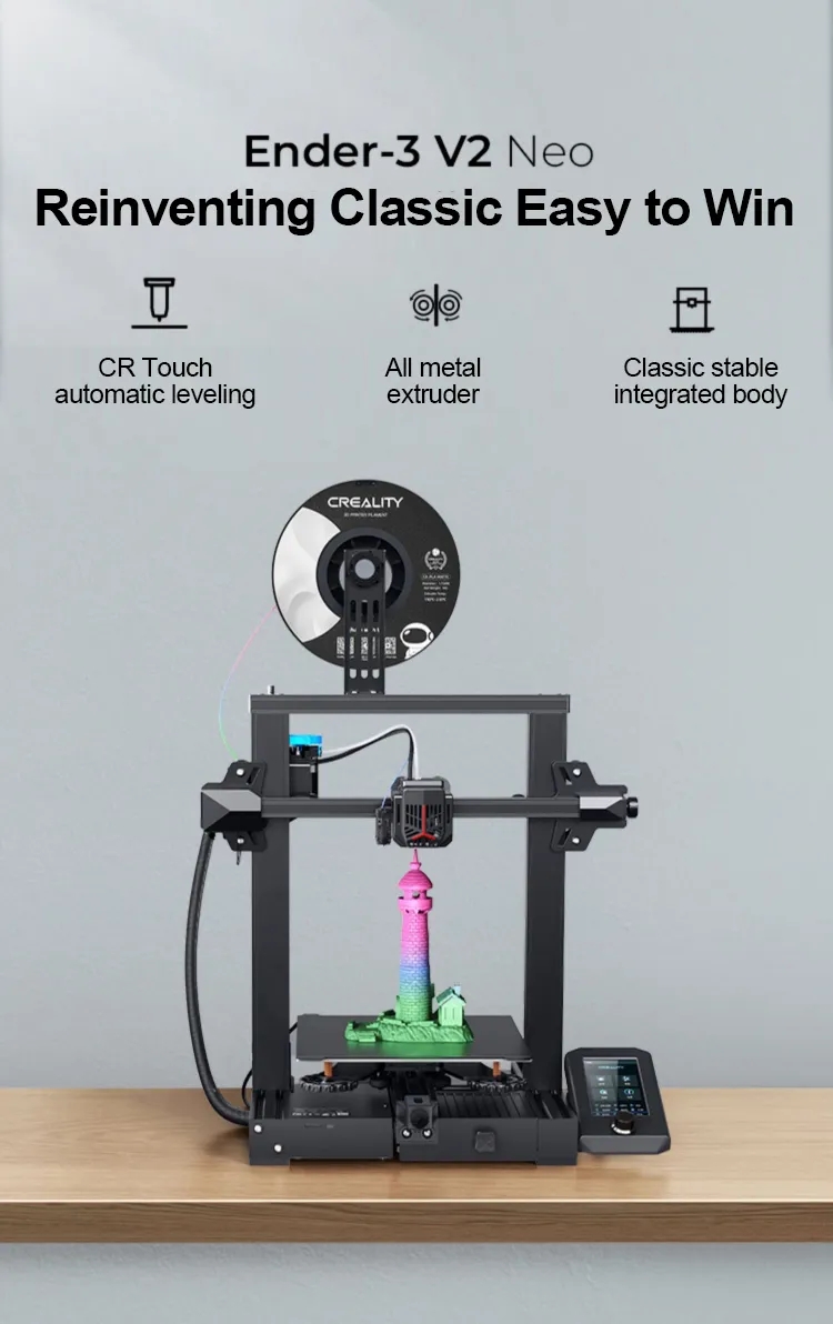 Ender 3 V2 Neo Upgraded Version Makerlab 3D Printer Ender3 Electronics | Shopee Philippines