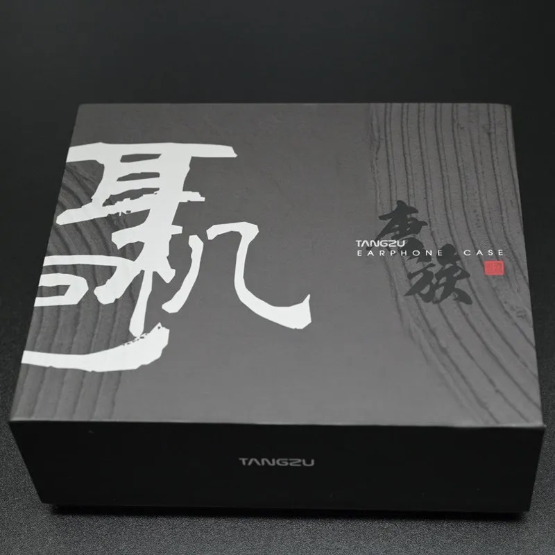 TANGZU Black Earphone Bag HIFI Carrying Case Storage Accessories for ...