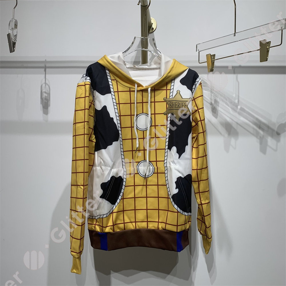Toy Story Costume For Adult Buzz Lightyear Woody Jacket For Men Western ...