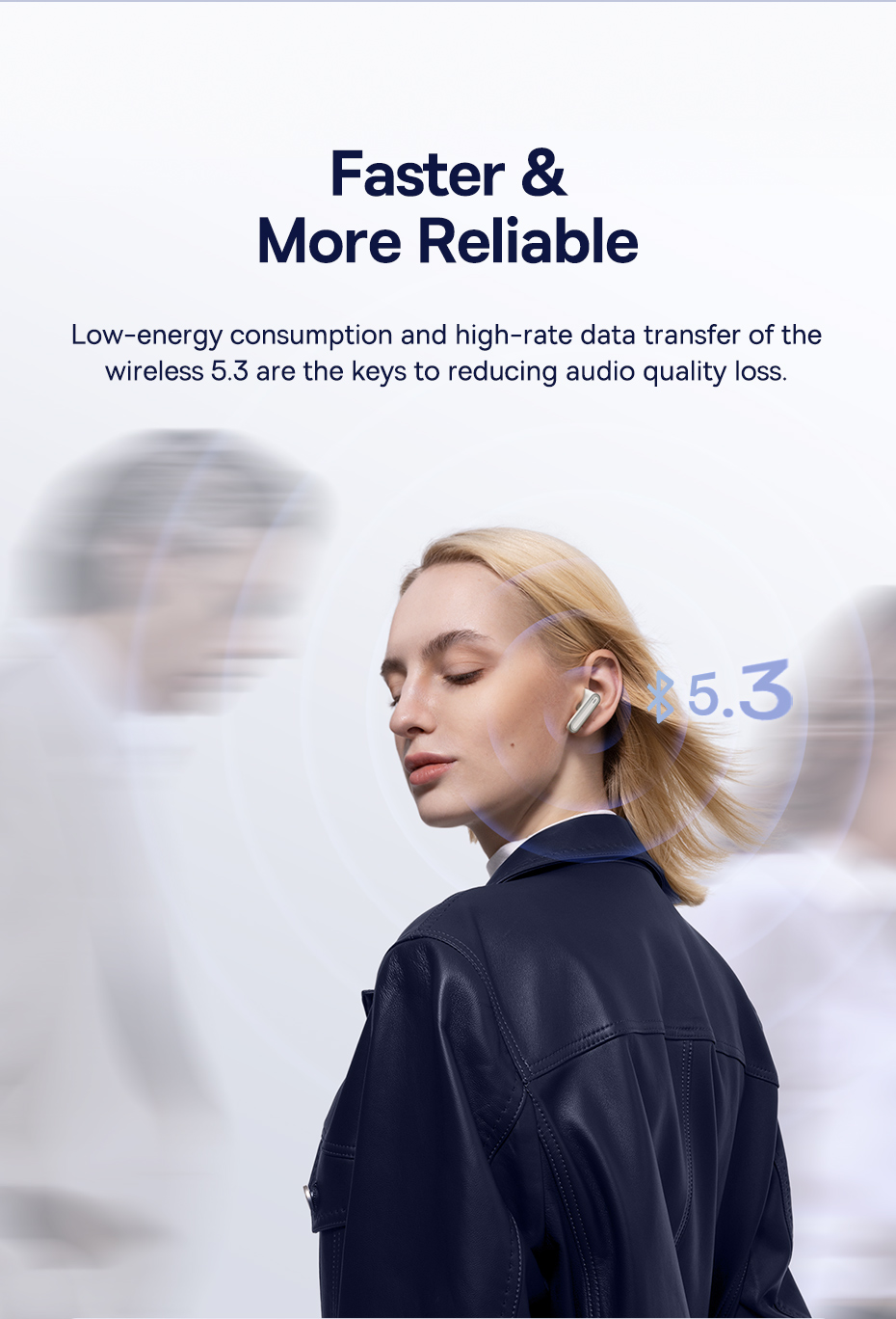 Baseus E5 True Wireless Bluetooth Earbuds with Translucent Case Design ...