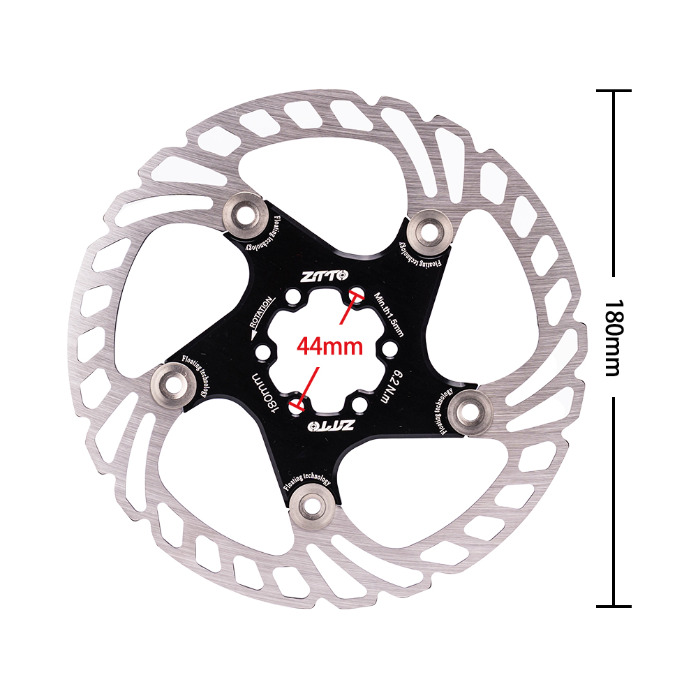 ZTTO MTB Bicycle Disc Brake Floating Rotor 203mm 180mm 160mm 140mm 6 ...
