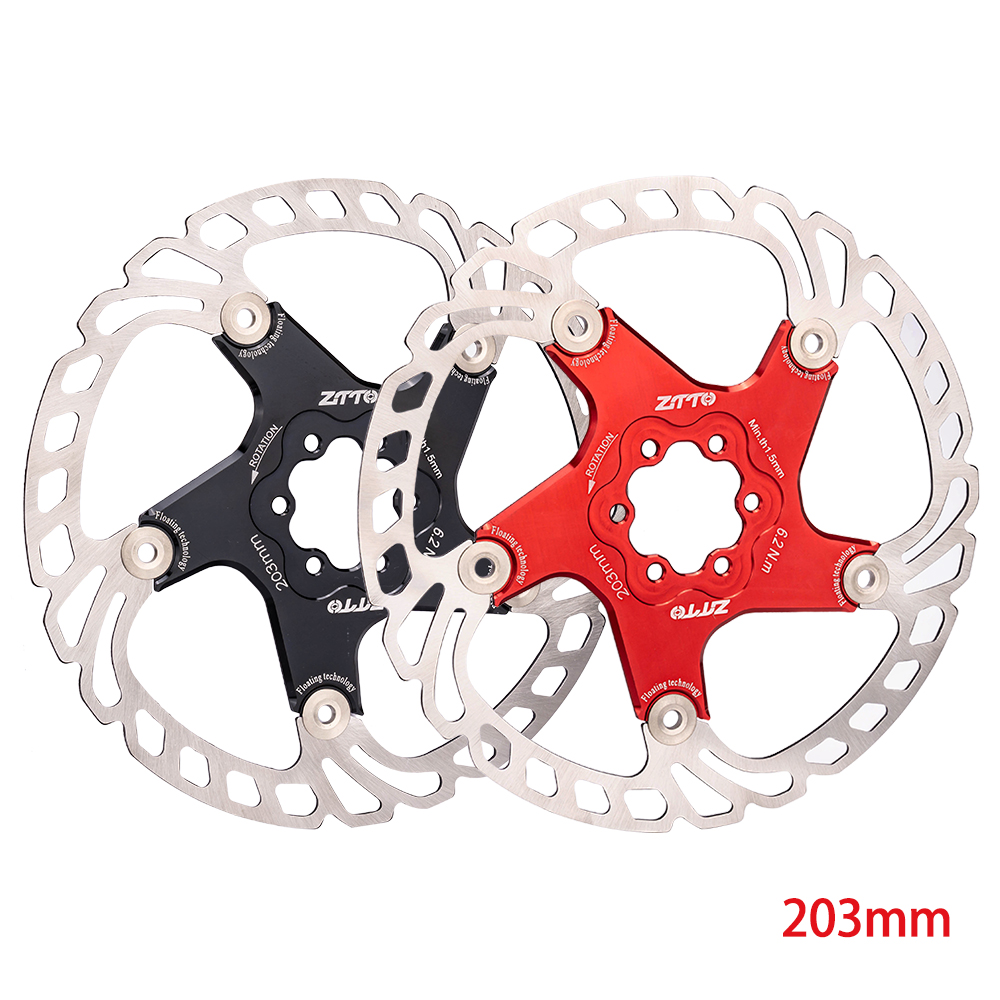 ZTTO MTB Bicycle Disc Brake Floating Rotor 203mm 180mm 160mm 140mm 6 ...