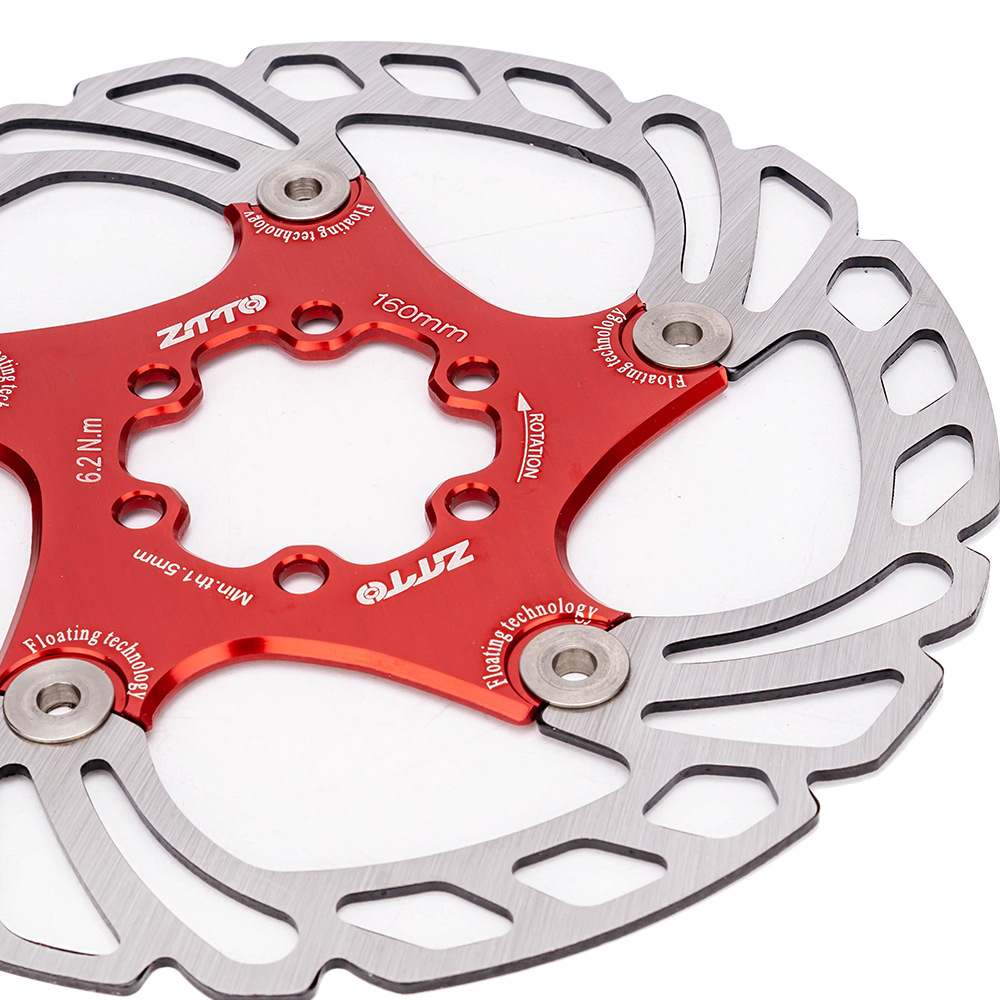 ZTTO MTB Bicycle Disc Brake Floating Rotor 203mm 180mm 160mm 140mm 6 ...