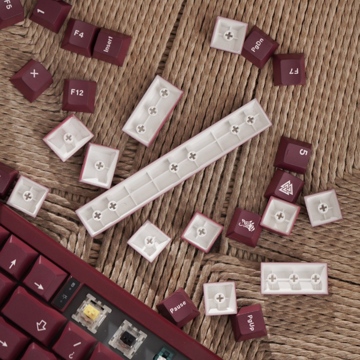 -LW- GMK BLOT Blood Sacrifice PBT Keycaps CHERRY Profile Mechanical ...