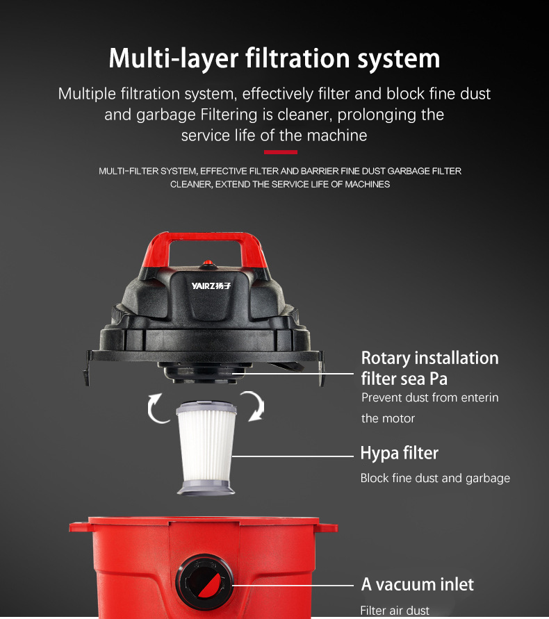 MIDOO Vacuum Cleaner 15L Wet Dry Powerful Car Vacuum (3in1) Household ...