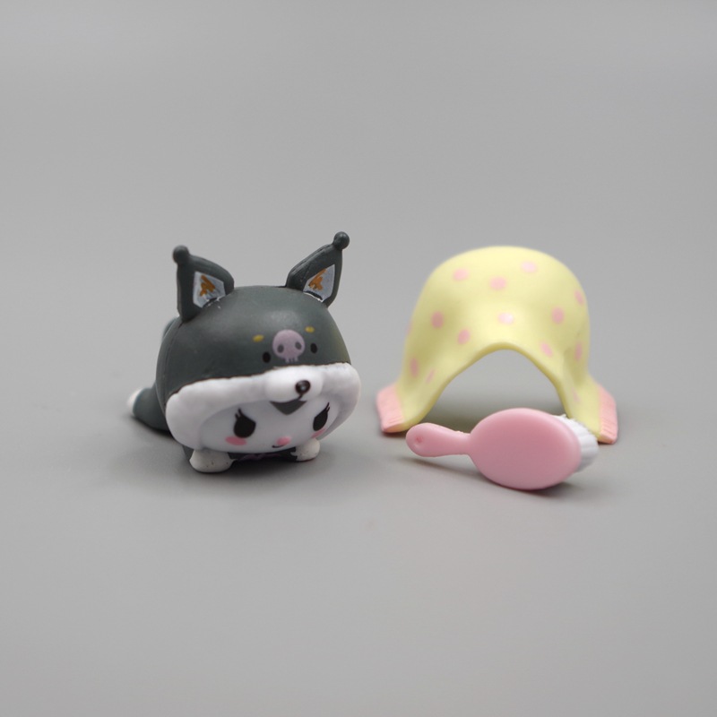 6Pcs/Set Sanrio Cartoon Anime Figure Hello Kitty My Melody Cinnamorol ...