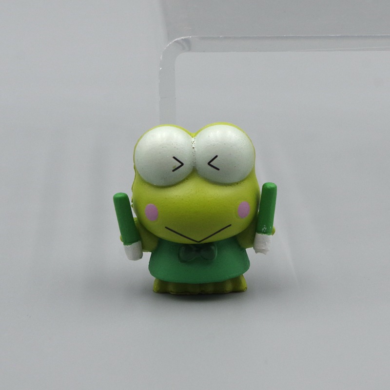 6Pcs/Set 3-5cm Sanrio Anime Figure Kuromi Pochacco Keroppi Frog Badtz ...
