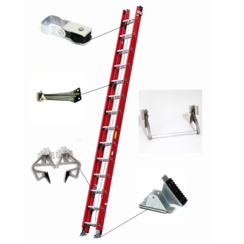 ZC Set(2pcs) Extension Aluminum Ladder Clips Accessories Ladder Clamp ...