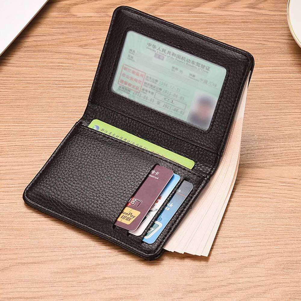 Flip Card Holder Slim Pocket Wallet Multi-Function Card Holder Coin ...