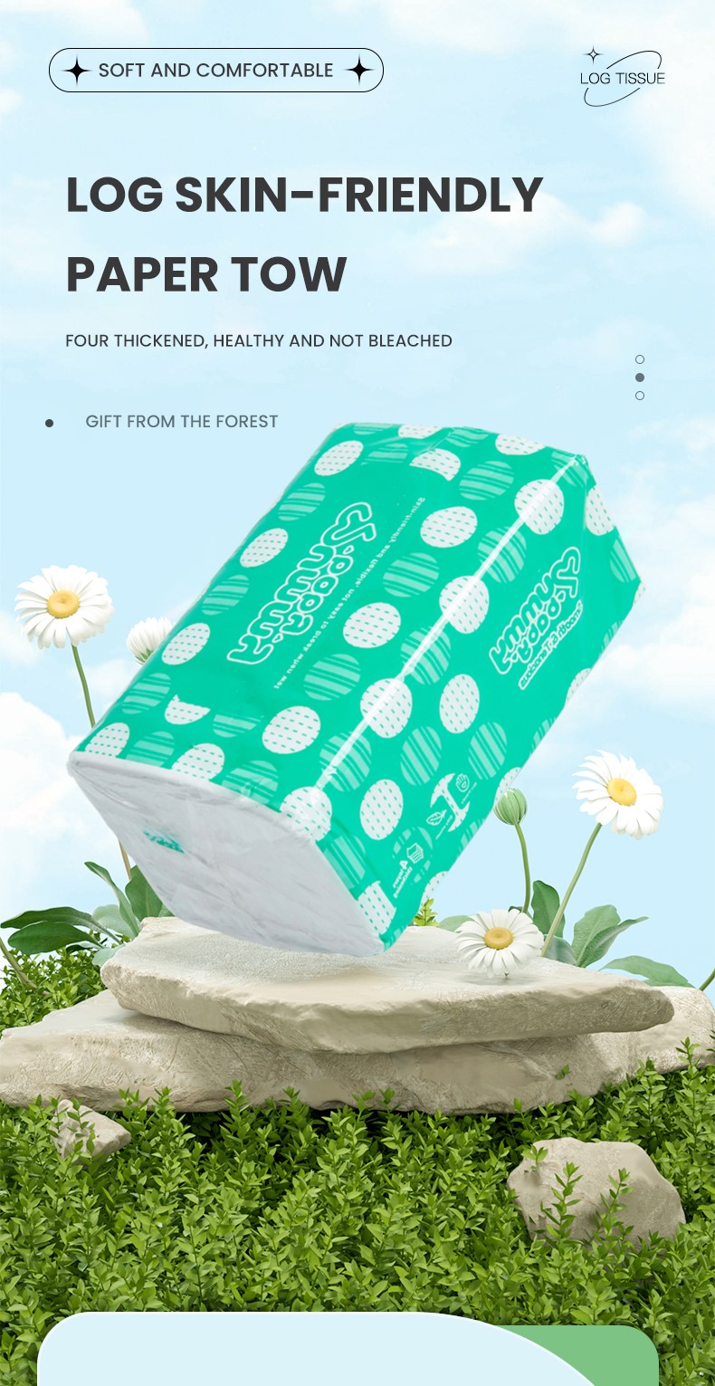Native wood pulp tissue Inter-Folded Facial Tissue cleaning tissue ...
