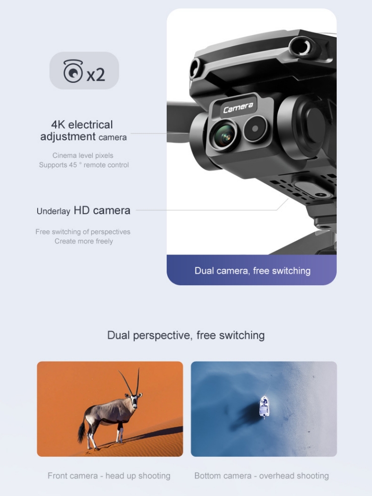 K-TWO Original RG100 Pro Drone with Camera Original Brushless motors ...