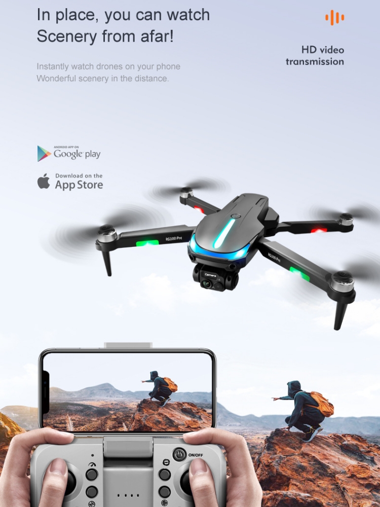 K-TWO Original RG100 Pro Drone with Camera Original Brushless motors ...