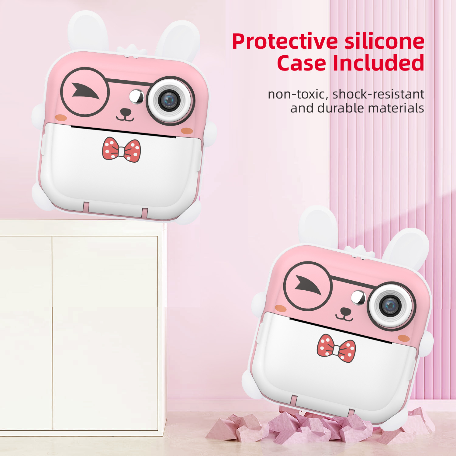 Q5 Mini Printer Wireless Bluetooth Children Print Cameras 57mm For Home ...