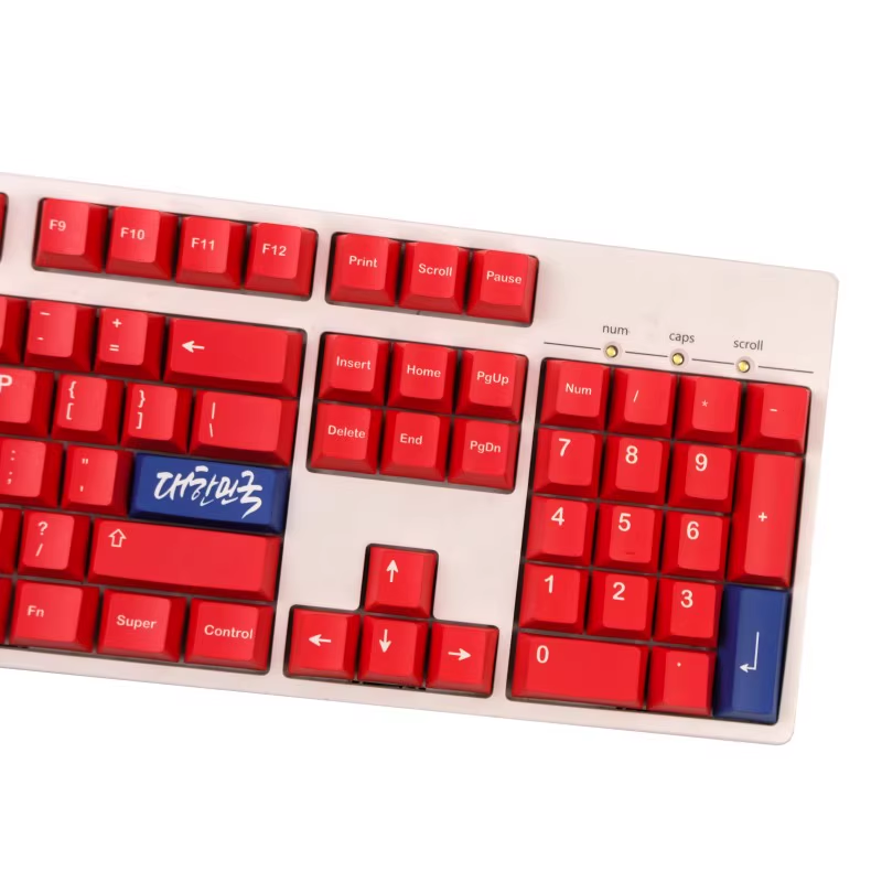 GMK Red devil Keycaps, 140 Keys PBT Keycaps Cherry Profile DYE-SUB ...