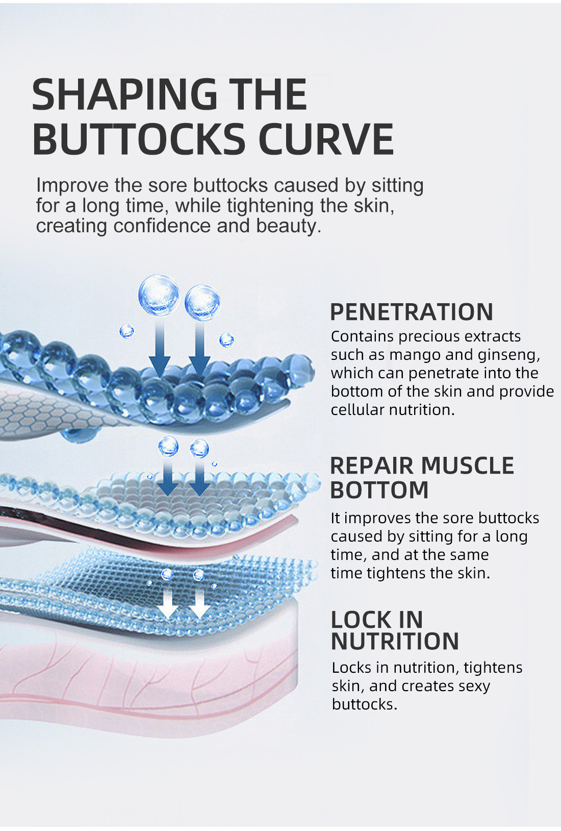 RtopR Mango Sexy Buttock Enhancement Cream Hip Lifting Firming ...