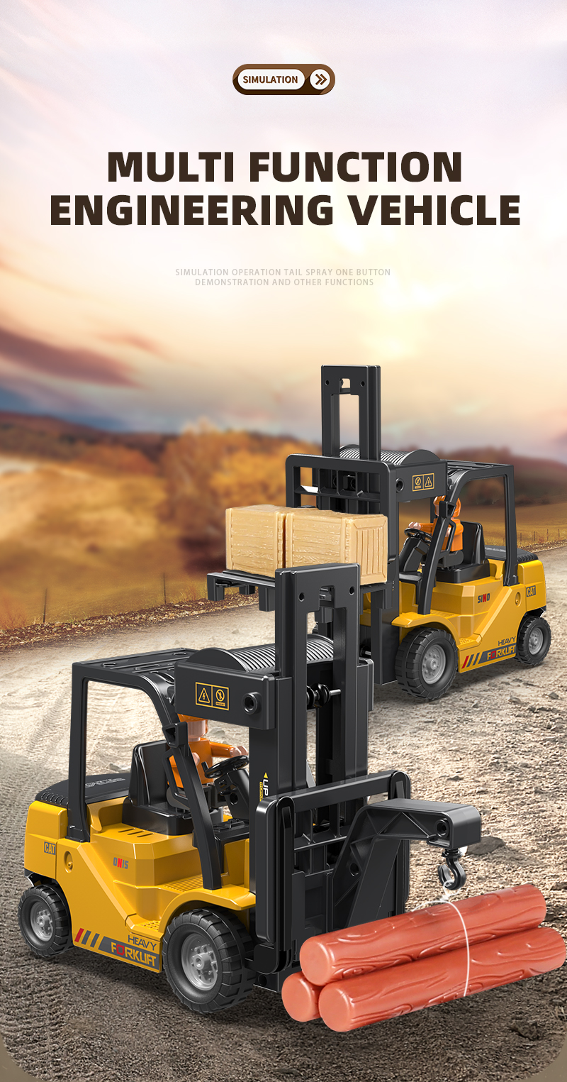 RC Forklift Car Children Toys Remote Control Cars Toys for Boys ...