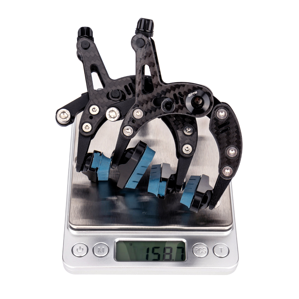 ZTTO Carbon Road Bike Rim Brake 158gram Front and Rear Brake Dual Pivot ...