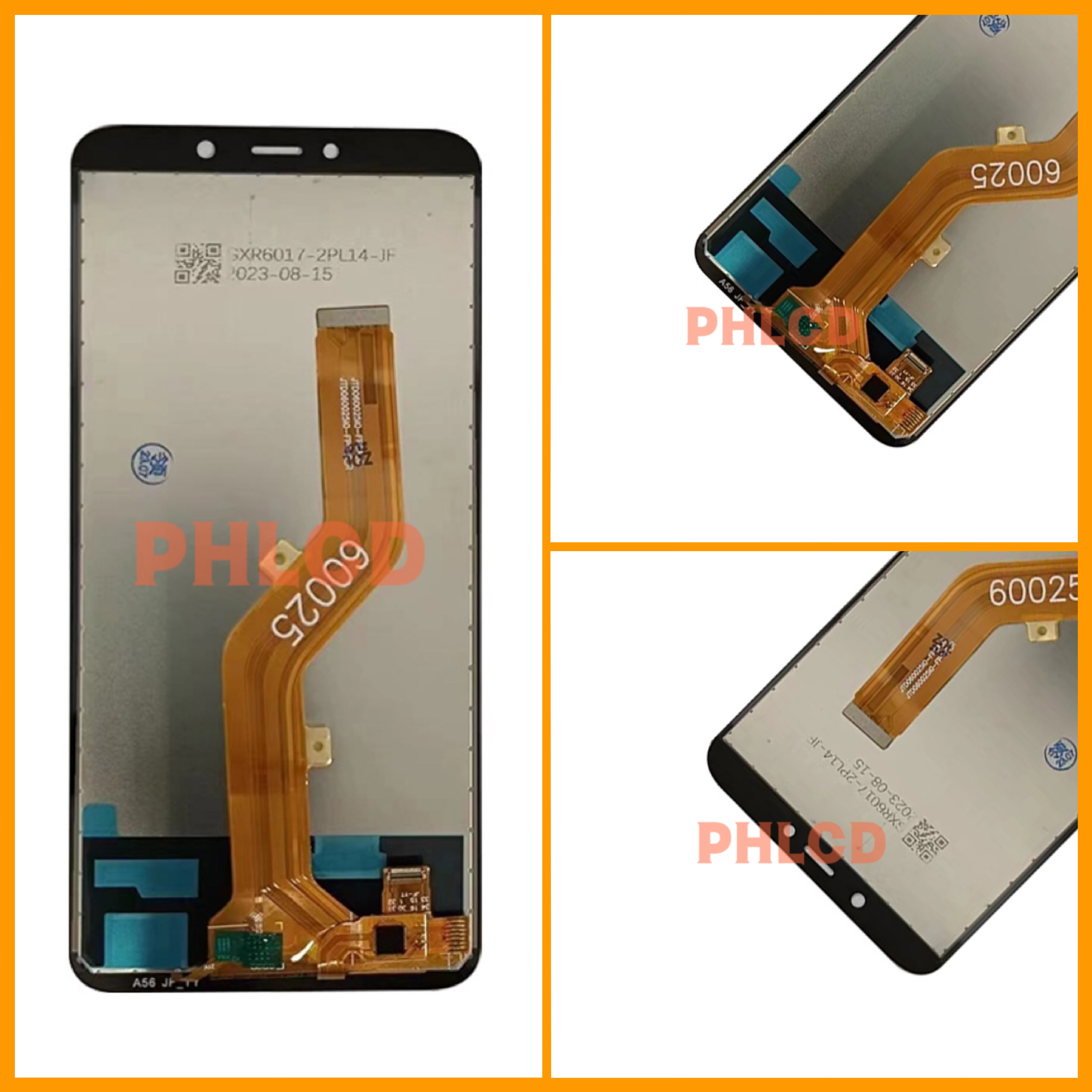 For Itel A56 A56 Pro LCD Touch Screen Digital Assembly Replacement ...