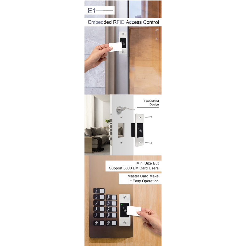 Wall-mounted Embedded 125KHz EM Card Access Control for Elevator RFID ...